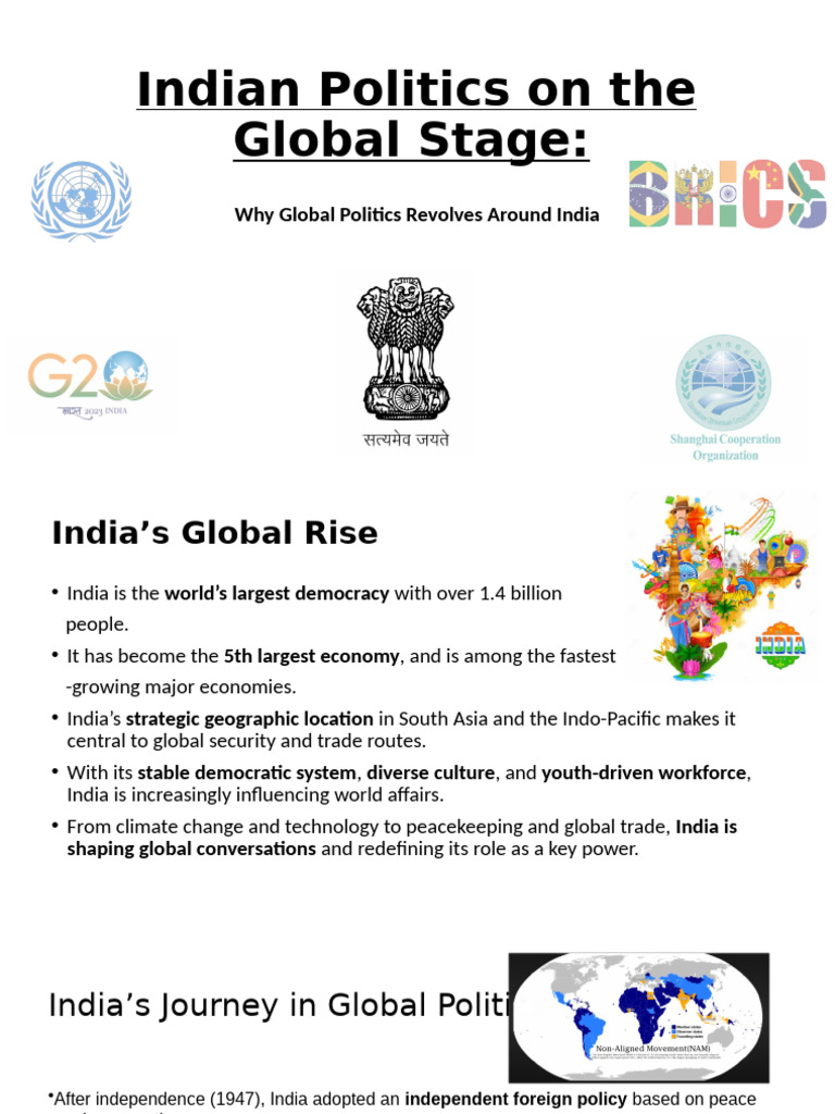 India's Rising Influence in Global Politics | PDF | United Nations ...
