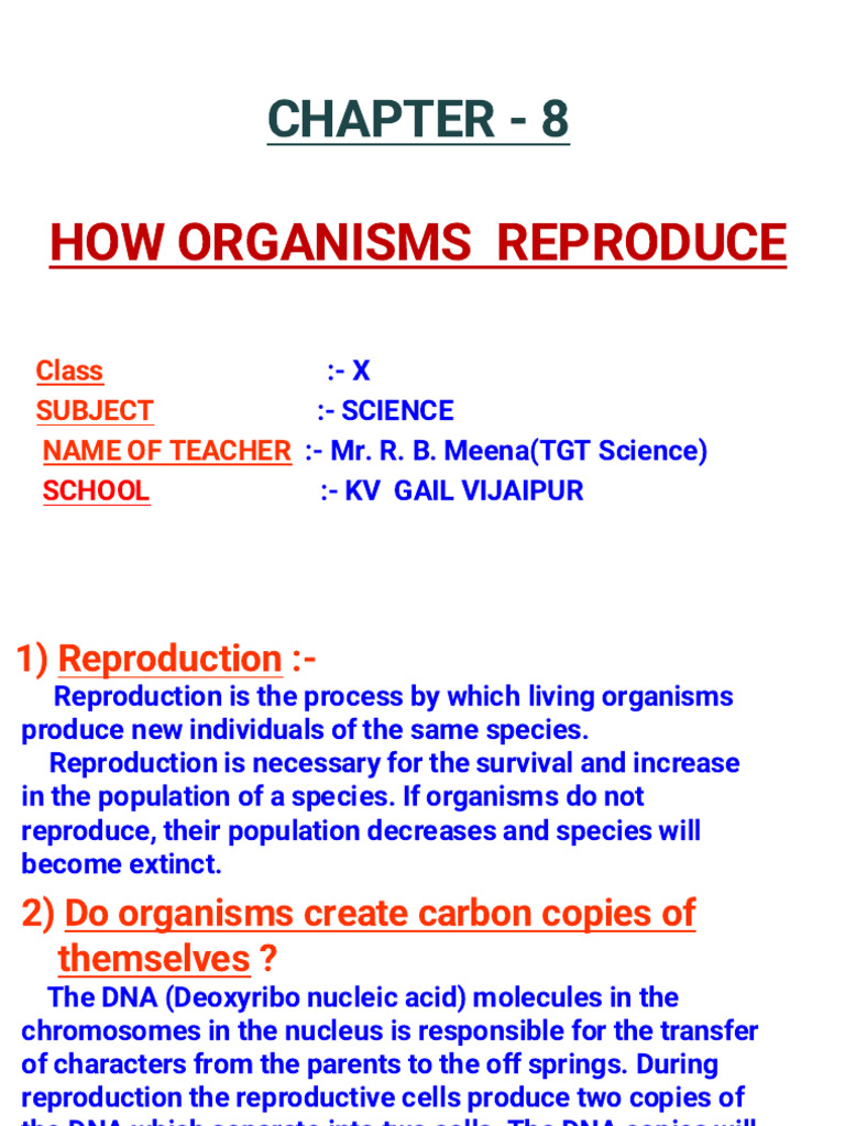 Understanding Organism Reproduction | PDF | Flowers | Reproductive System