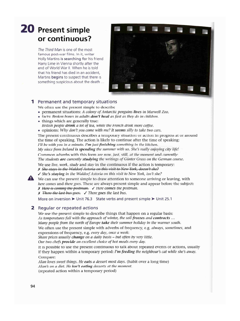 MGL Present Simple Vs Cont | PDF