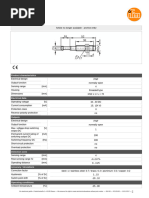 Inductive Sensor IE5338 Specifications | PDF | Bipolar Junction ...