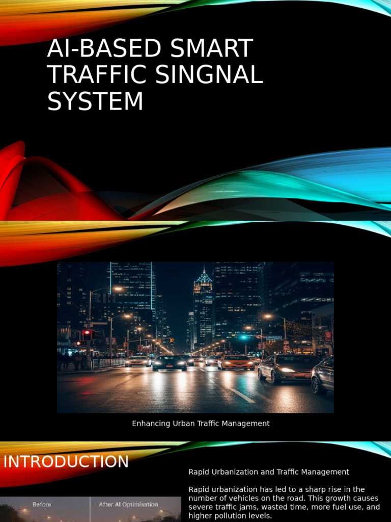 Ai-Based Smart Traffic Singnal System New | PDF | Traffic | Traffic Light
