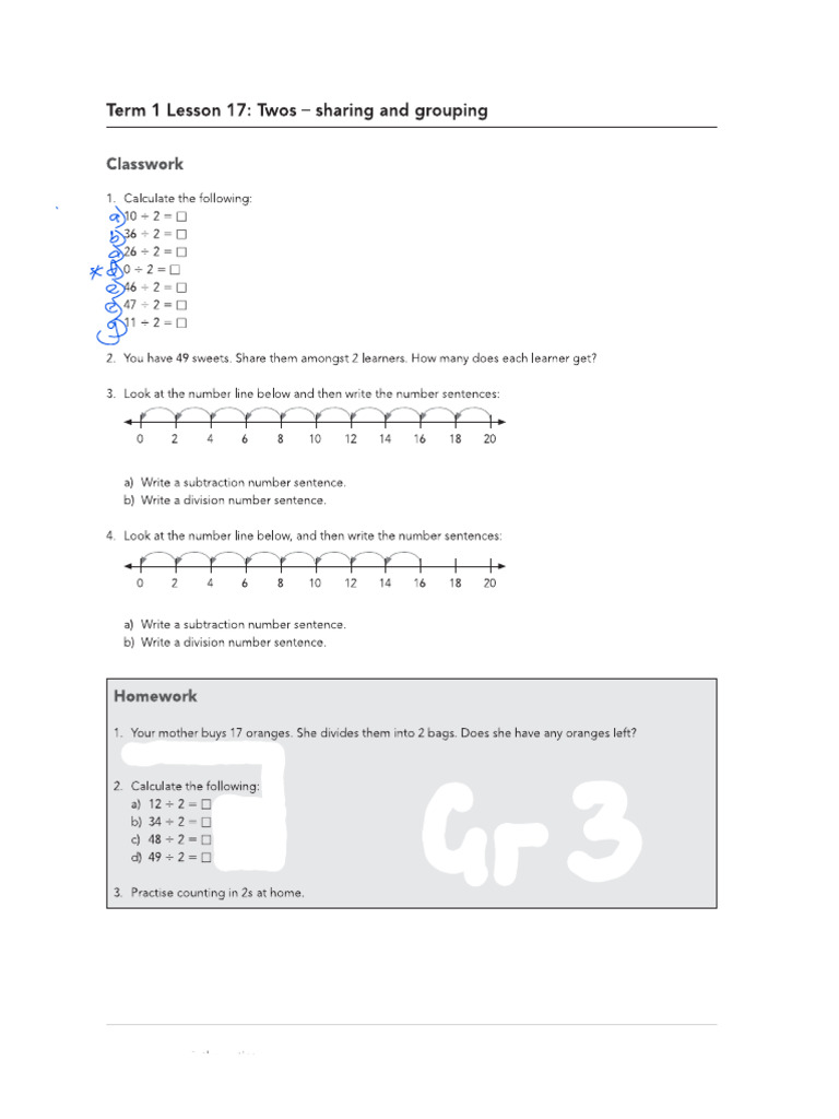 Twos - Sharing and Grouping | PDF