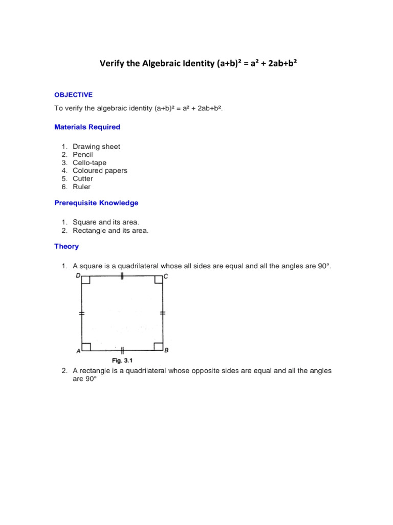 Maths Practical Class 9 | PDF