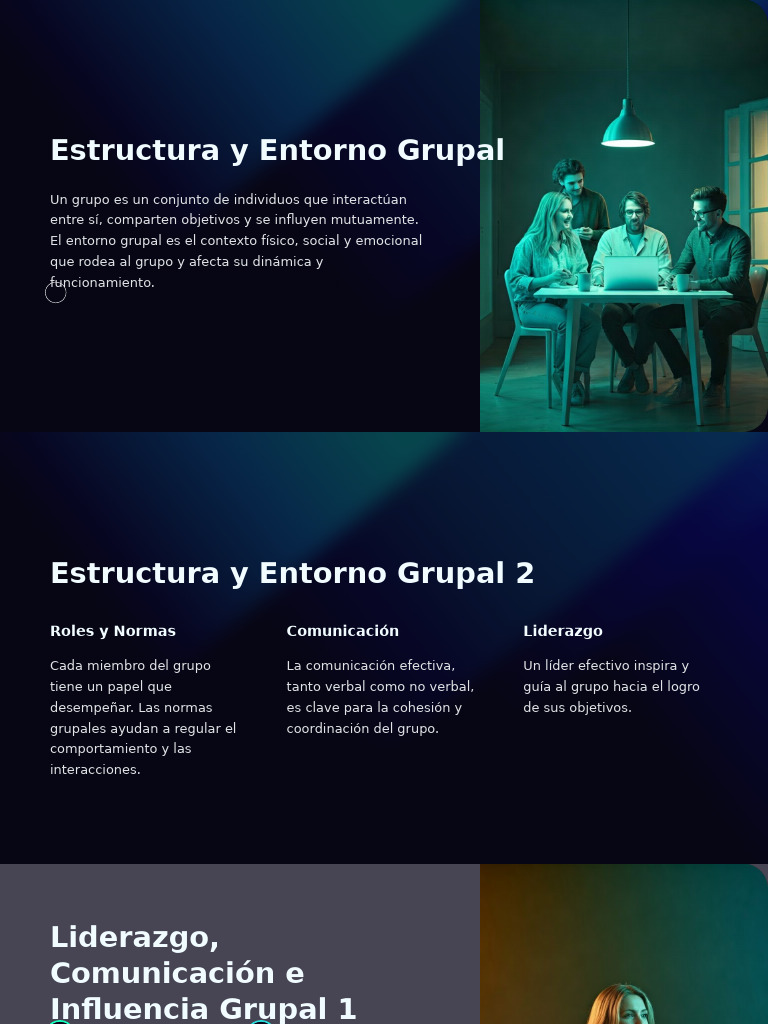 Presentación Estructura-y-Entorno-Grupal | PDF | Liderazgo | Comunicación