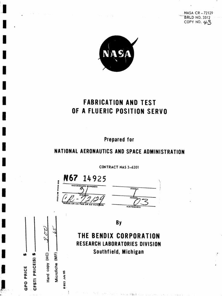 Nasa CR 72129 | PDF | Amplifier | Mechanical Engineering