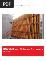 Manar Steel Waler Formwork System | PDF | Beam (Structure) | Concrete