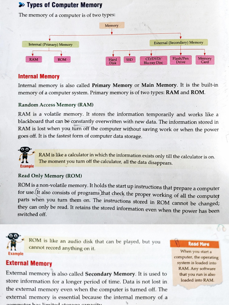 Types of Computer Memory | PDF