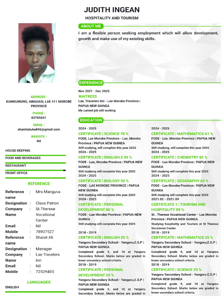 CV Judith | PDF