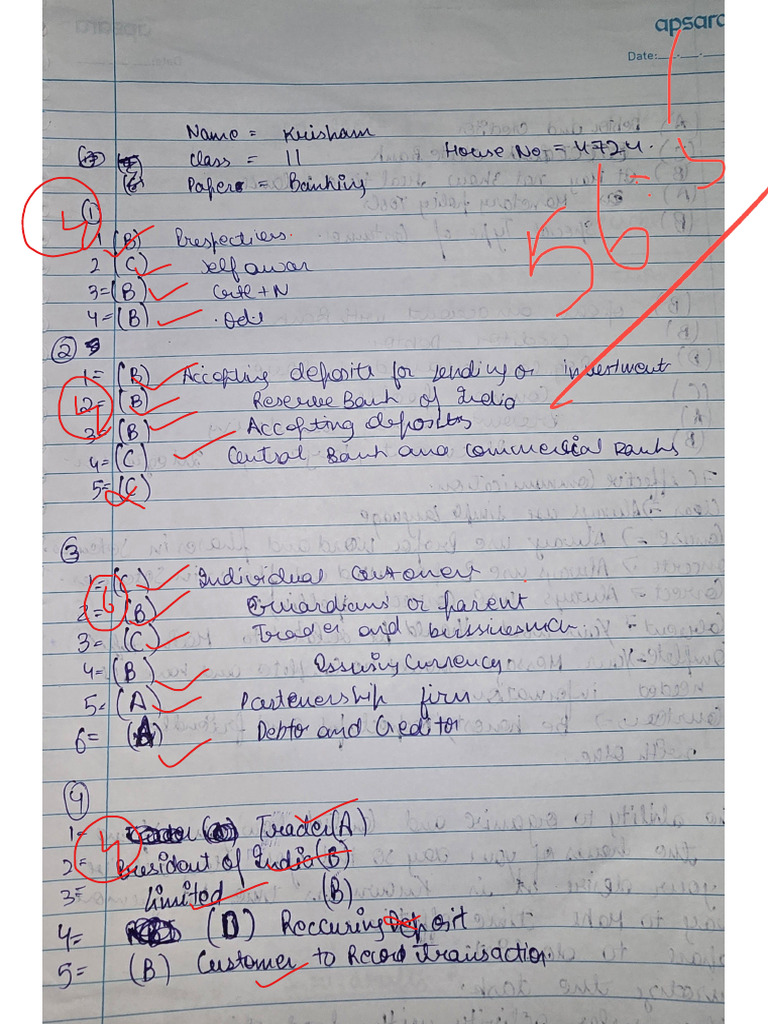 Banking Midterm Paper-1 | PDF