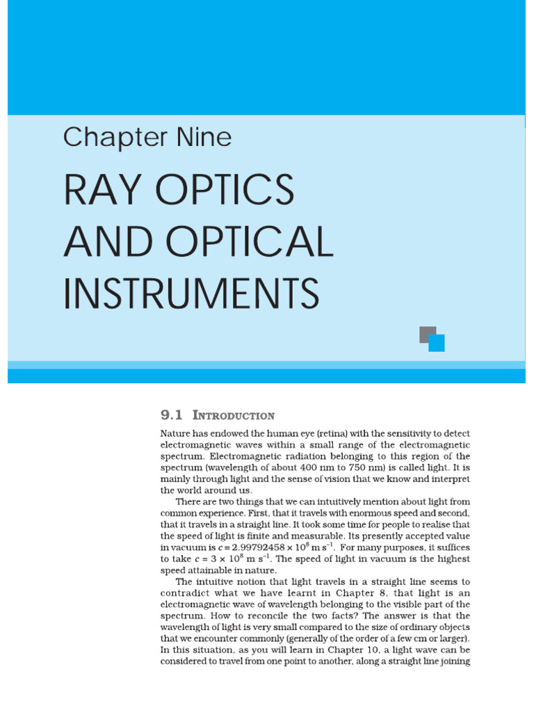 Ray Optics (Telegram) | PDF