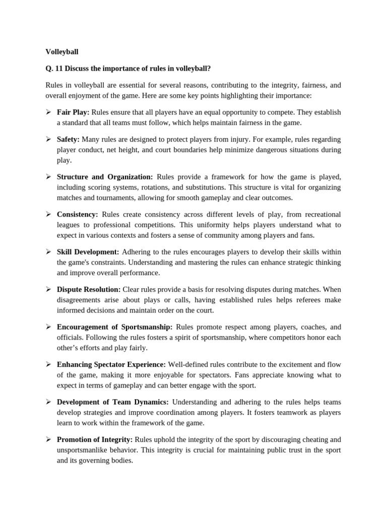 Rules in Volley-WPS Office | PDF | Volleyball