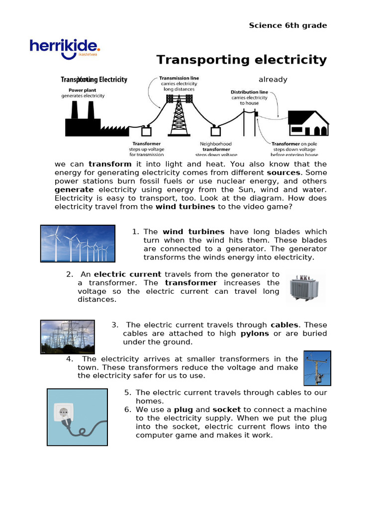 How Electricity Travels to Homes | PDF