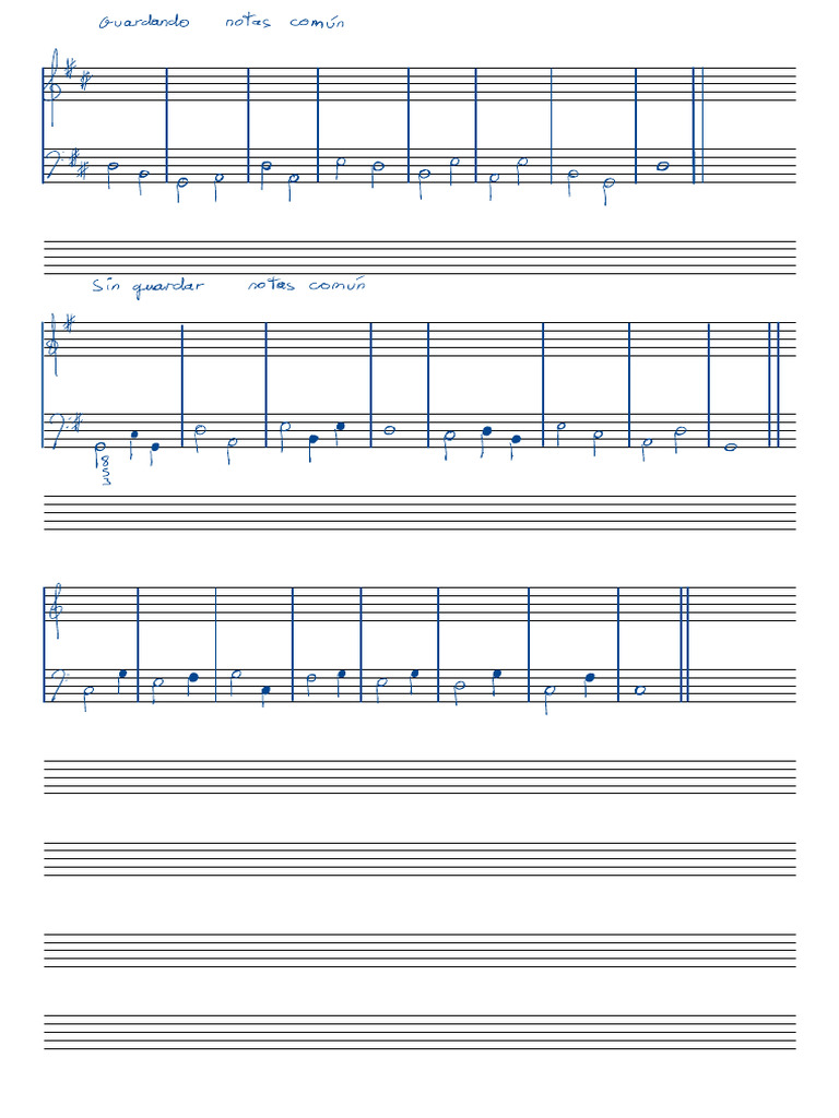 Hojas de Pentagramas PDF | PDF