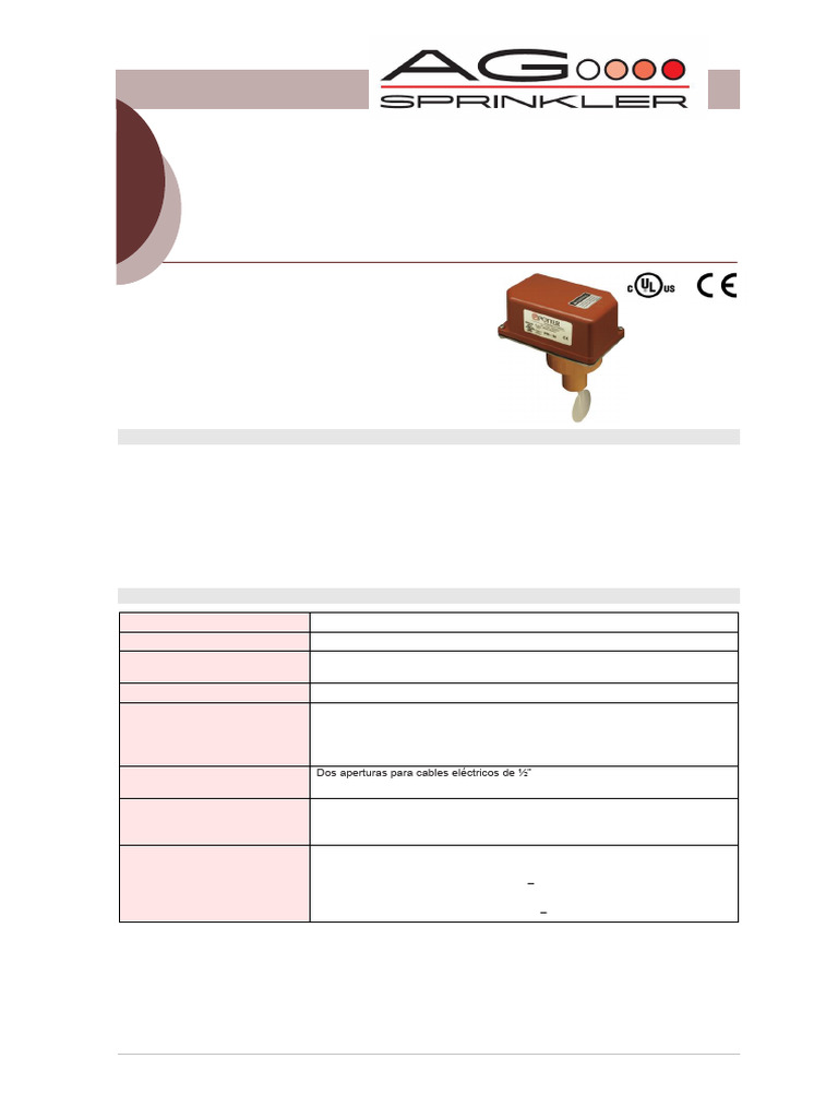 VSRSG Detector de Flujo R01 | PDF | Conector eléctrico | Sistema de ...