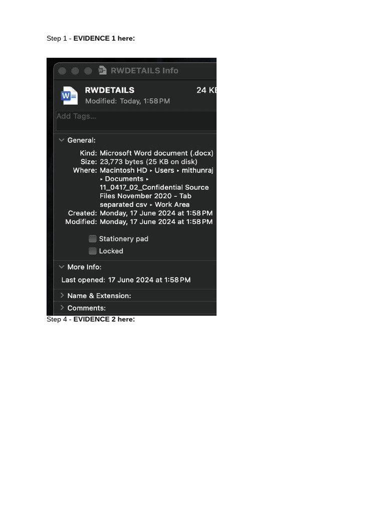 n 220 Evidence 12345 | PDF