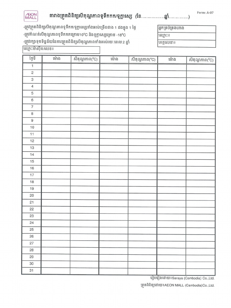 Temperature Record | PDF