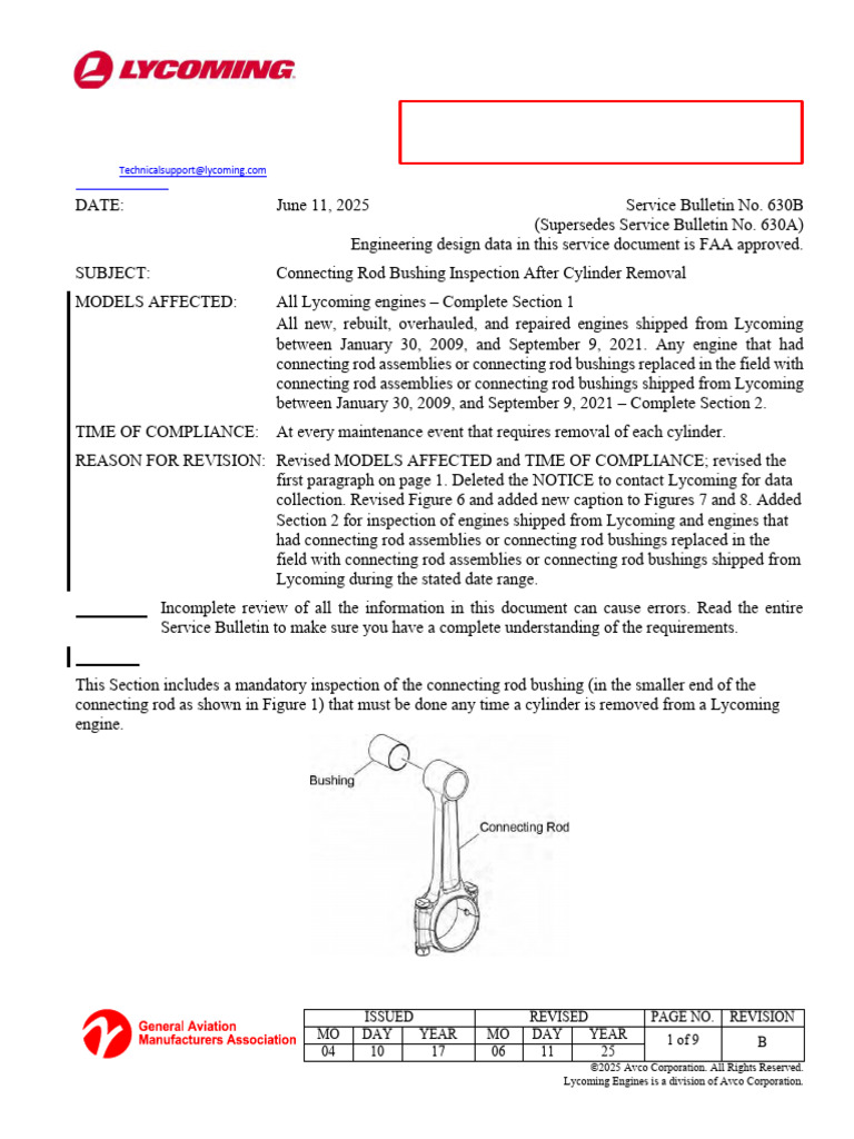 Connecting Rod Bushing Inspection Guide | PDF