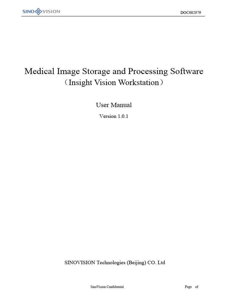 Insight Vision Workstation | PDF | Software | Angiography