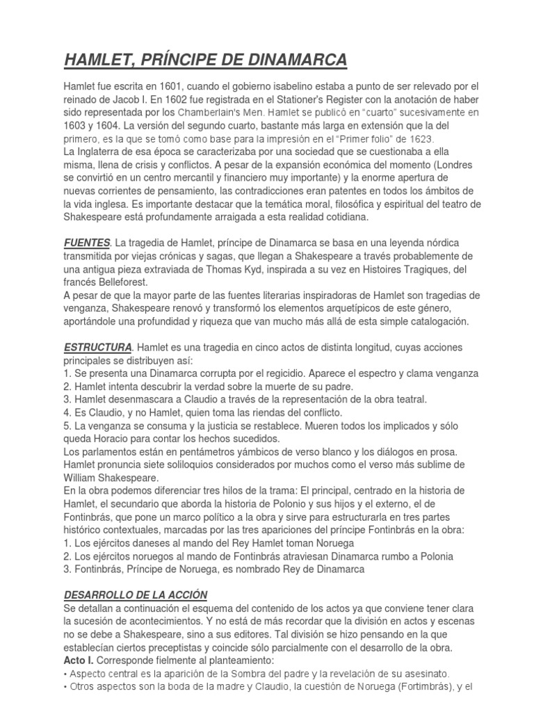 Hamlet | Descargar gratis PDF | William Shakespeare | Science