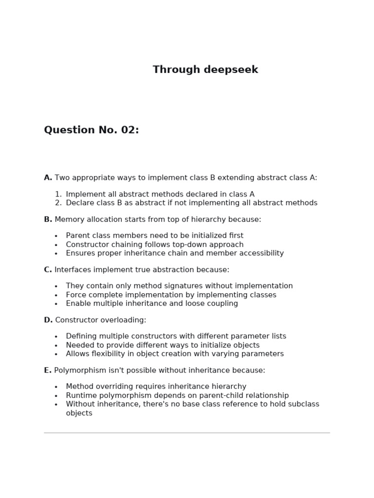 2022 Gpt+Deepseek Version | PDF | Class (Computer Programming) | Inheritance (Object Oriented ...