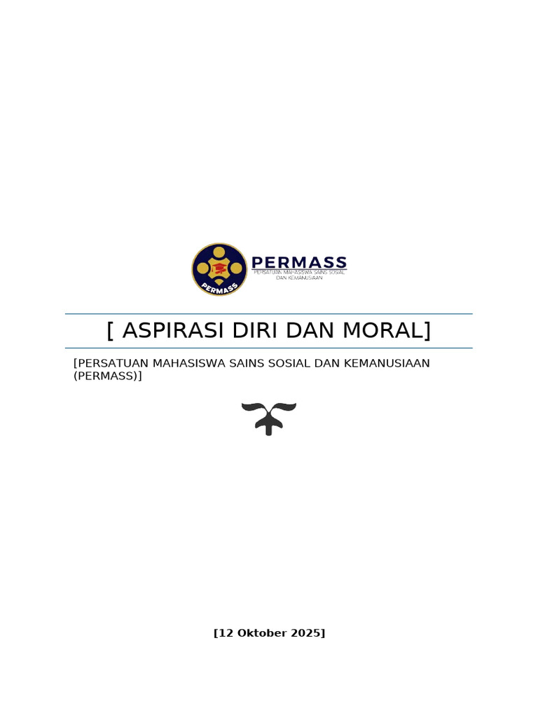 Proposal Program Inspirasi Diri Dan Moral (Permass) | PDF
