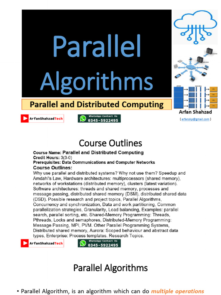 PDC 11 - Parallel Algorithms | PDF | Parallel Computing | Dynamic ...