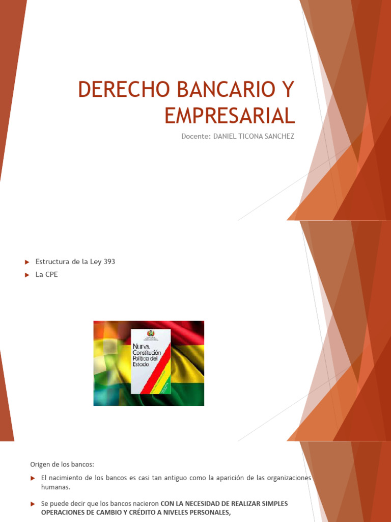 Derecho Bancario | PDF | Bancos | Auditoría