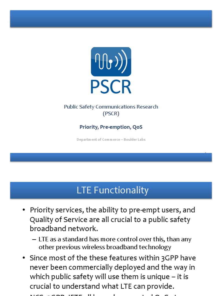 5 Priority Preemption and QoS-Final | PDF | Quality Of Service | Telecommunications Engineering