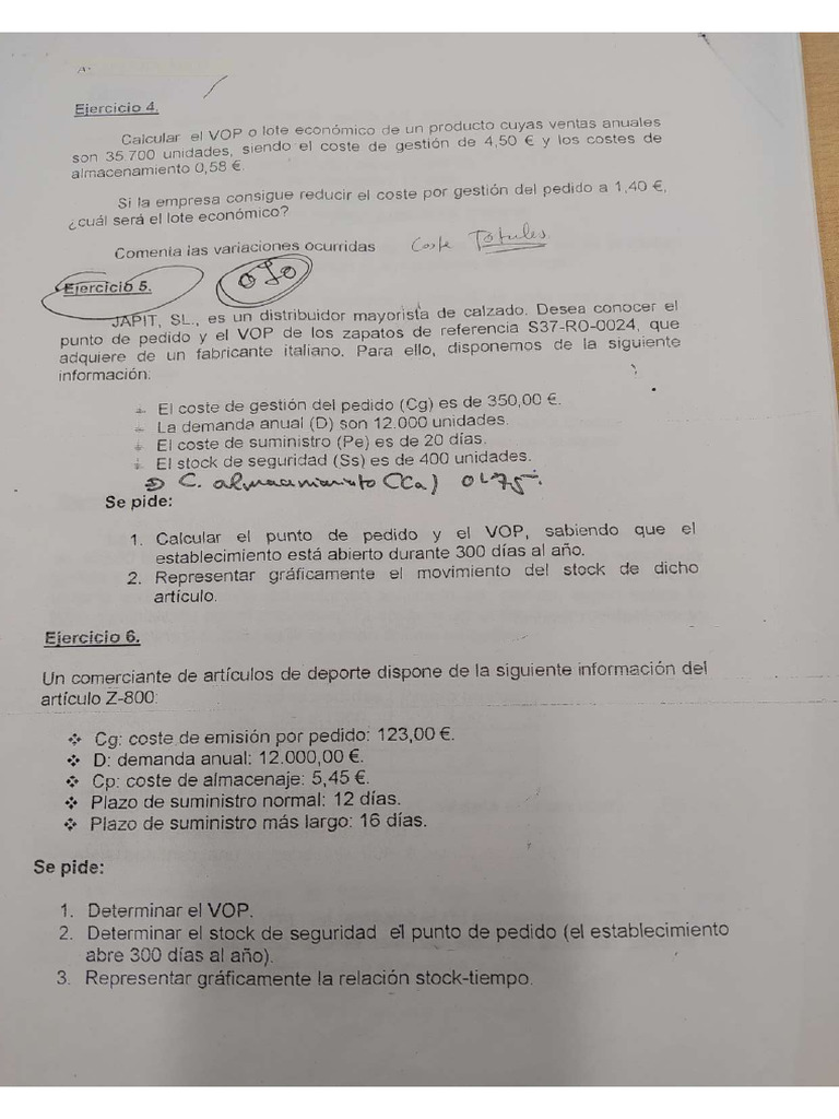 Ejercicios Vop | PDF