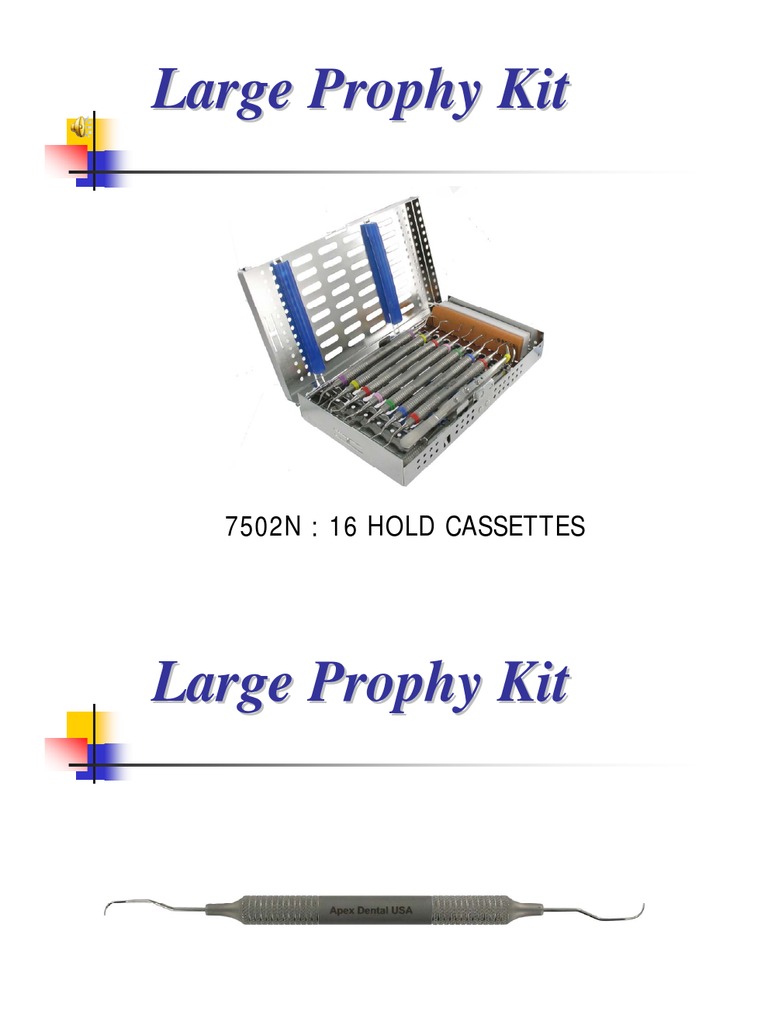 Large Prophy Kit Tool List | PDF