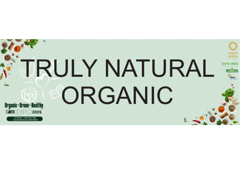 Truly Natural Organic | PDF