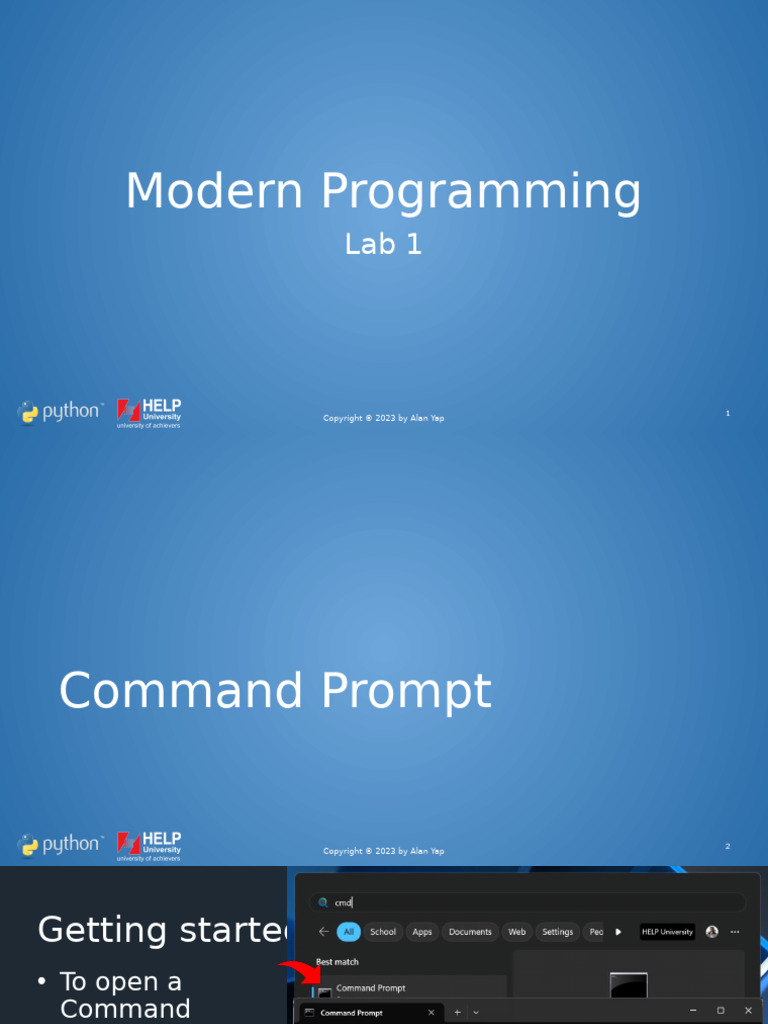 Lab 1 - Modern Programming | PDF | Directory (Computing) | Computer ...