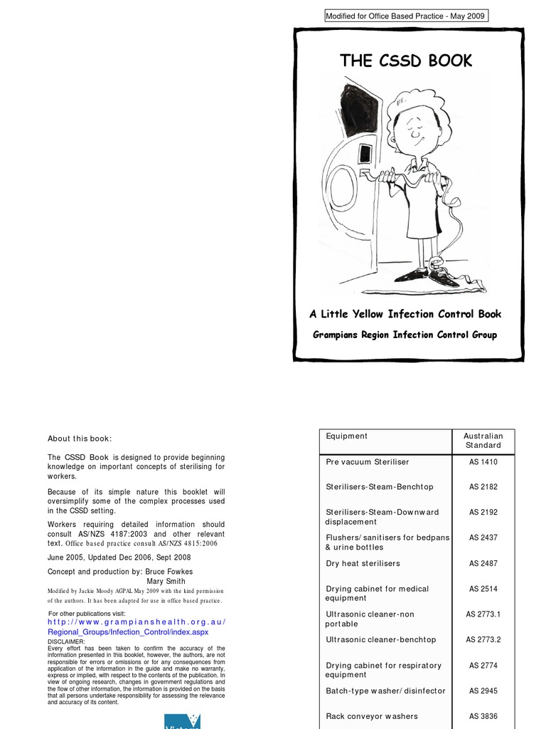 The CSSD BOOK - Office Based Practice | PDF | Sterilization ...
