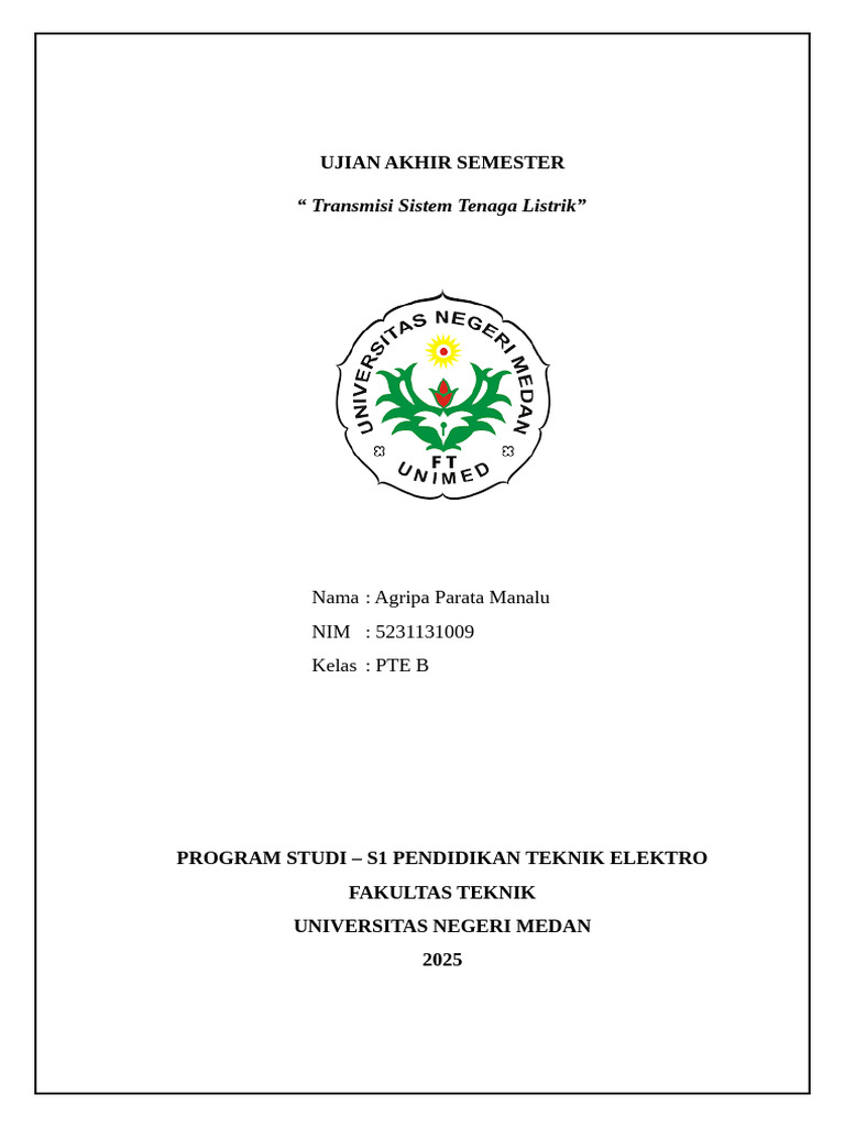Transmisi Tenaga Listrik: Kapasitansi dan Reaktansi | PDF