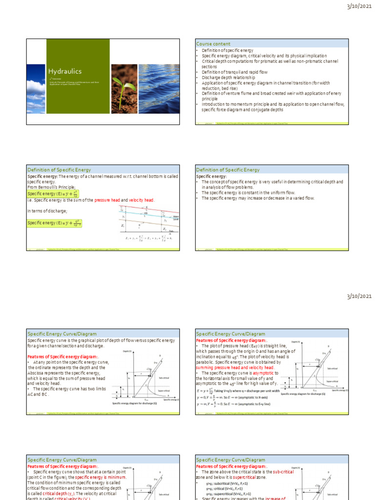 Ch-06 Principle of Energy and Momentum and Their Application in Open ...