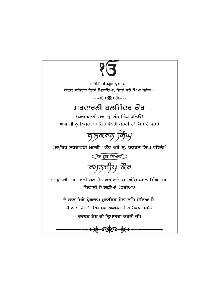 Balkaran & Ramandeep | PDF