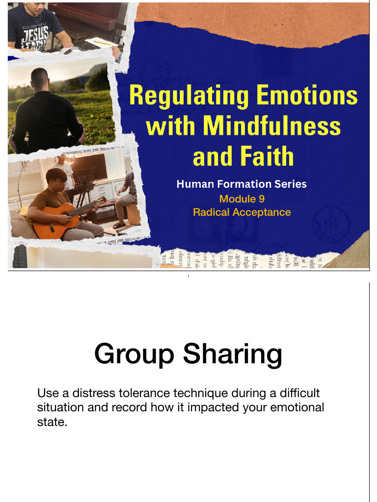 Module 9 Regulating Emotions | PDF | Mindfulness | Thought
