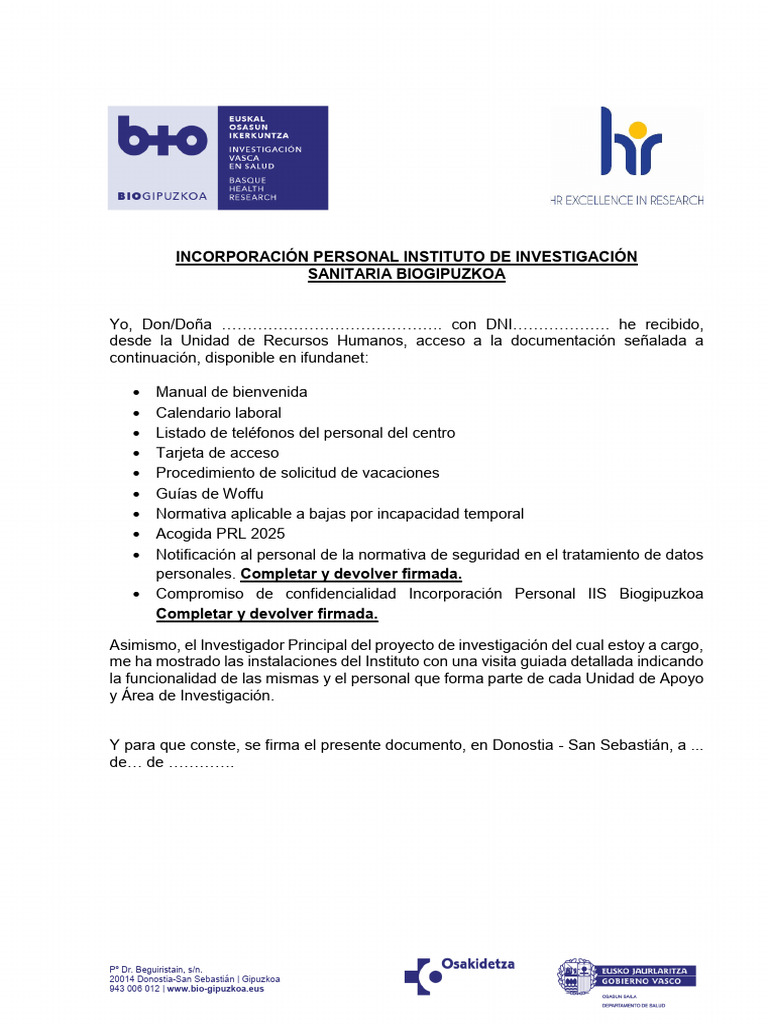 Documentación Entregada | PDF