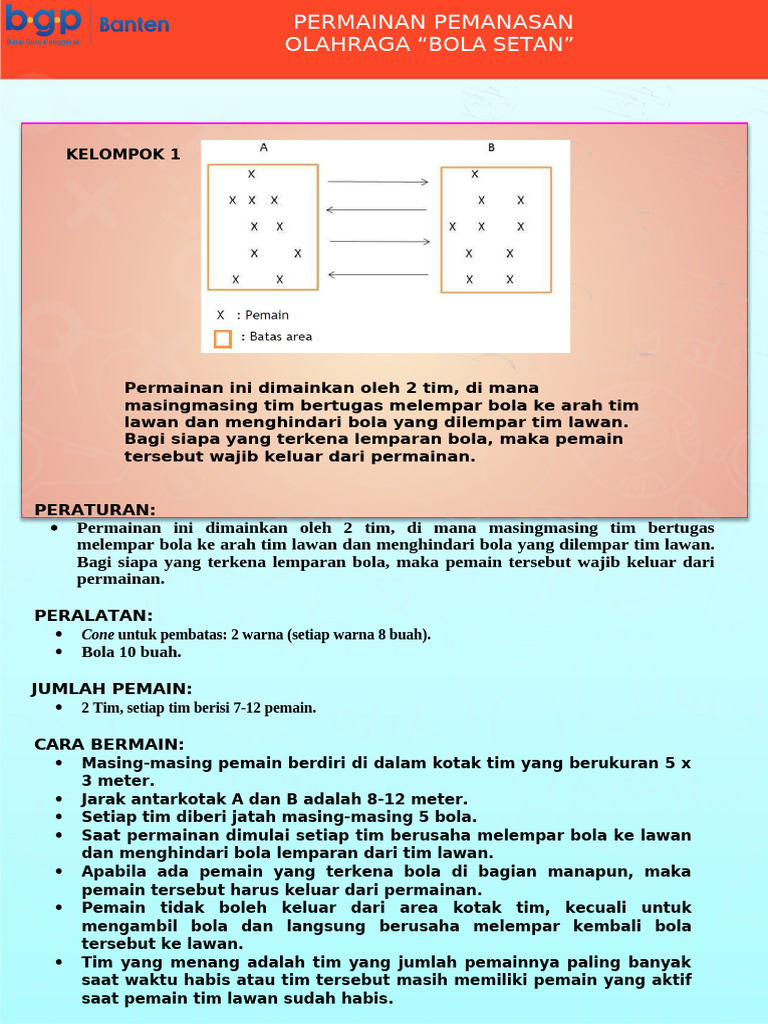Aturan Permainan Bola Setan untuk Tim | PDF