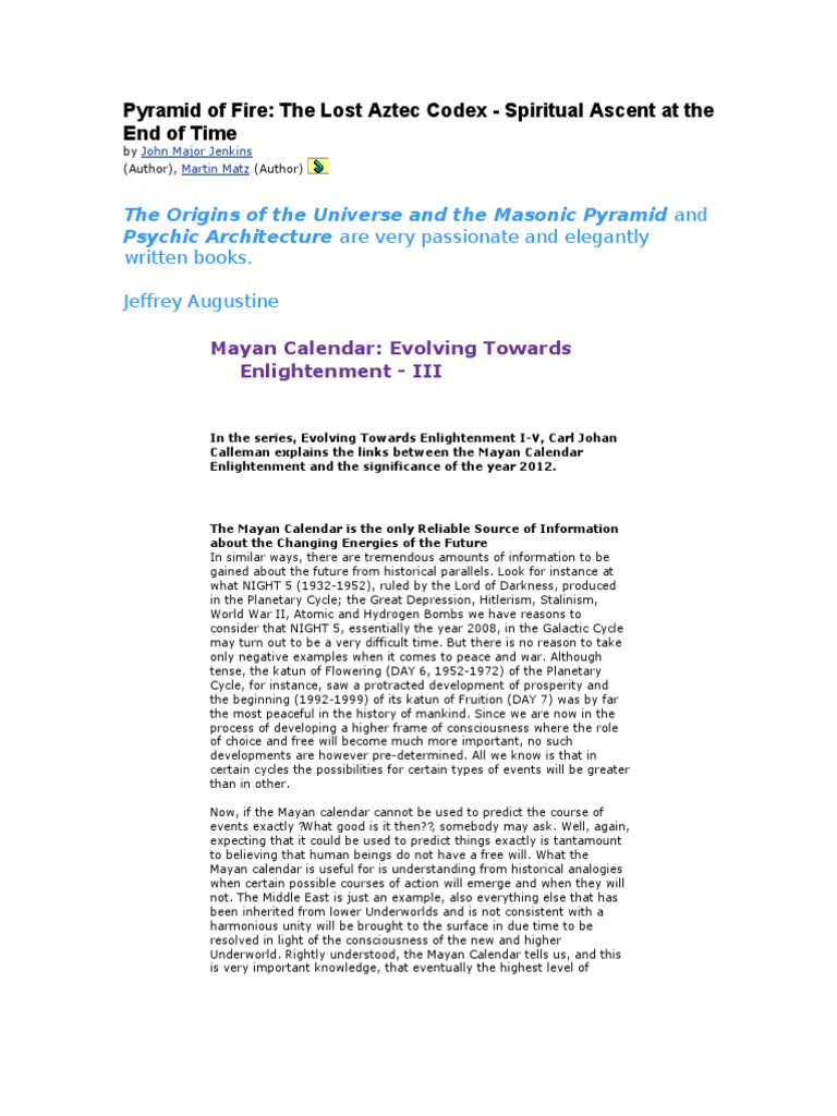 Pyramid of Fire | PDF | Consciousness | Enlightenment (Spiritual)