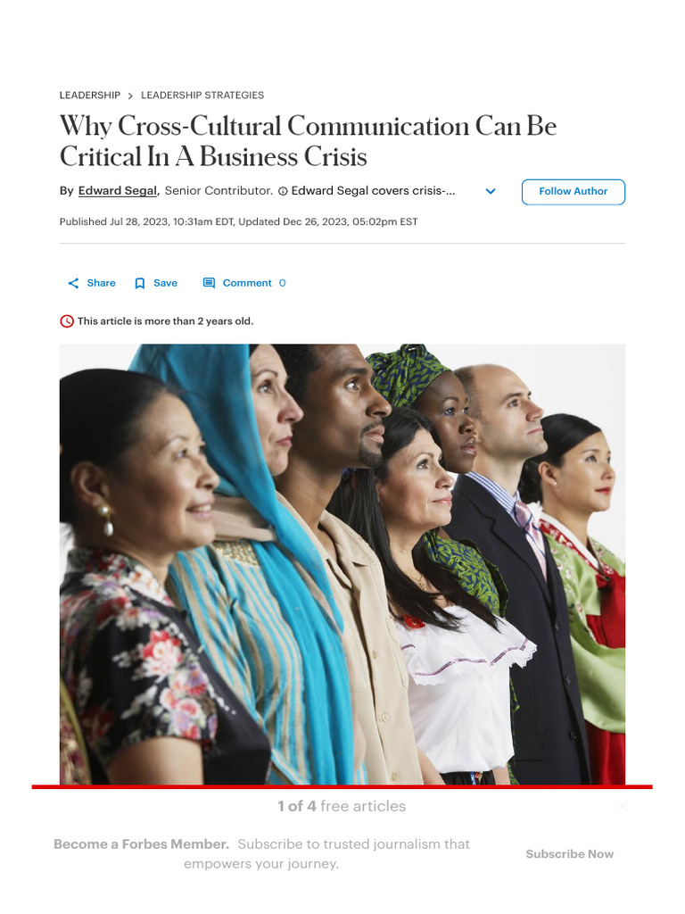 Why Cross-Cultural Communication Can Be Critical in A Business Crisis ...
