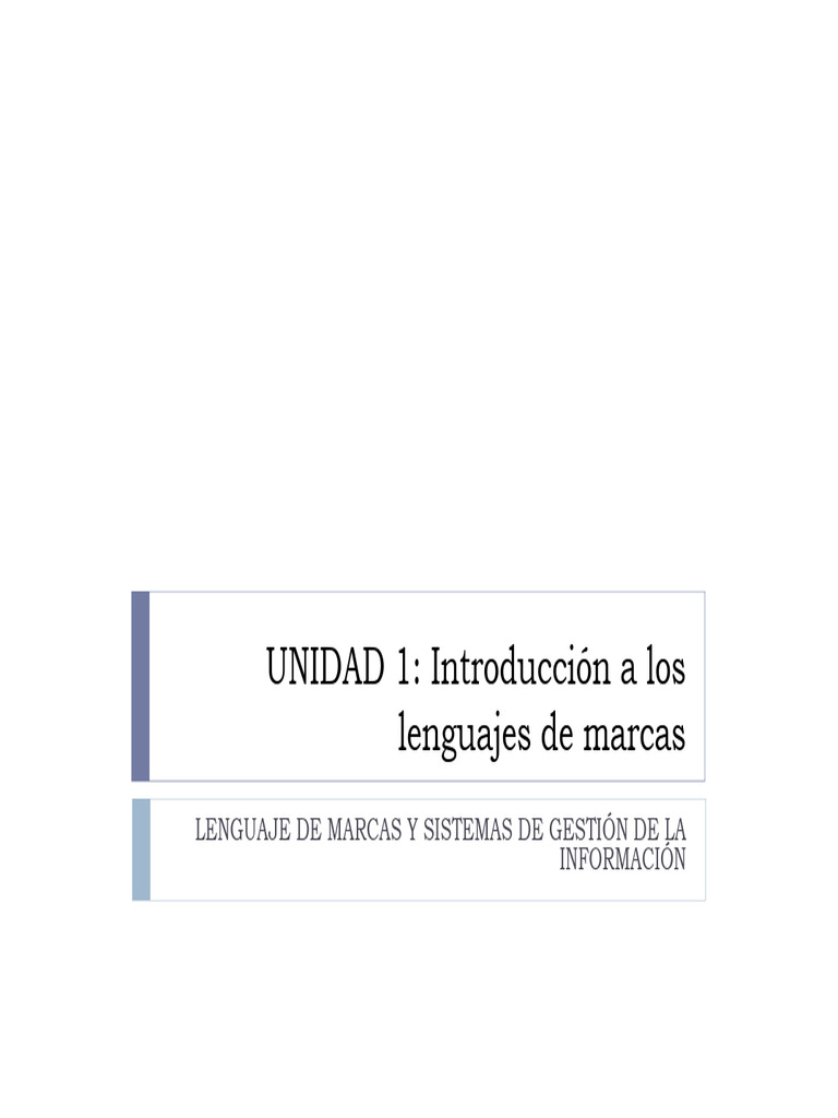 Introduccion Lenguaje Marcas | PDF | Lenguaje de marcado | Xml