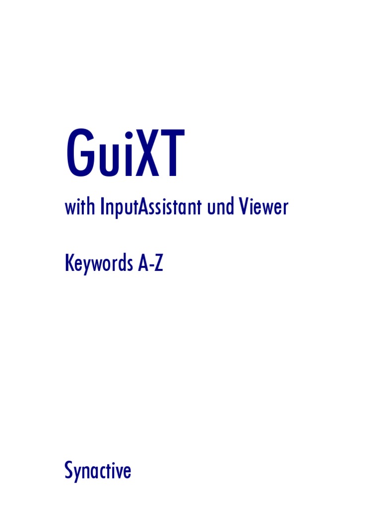 Guixt Syntax | Download Free PDF | File Format | Parameter (Computer Programming)