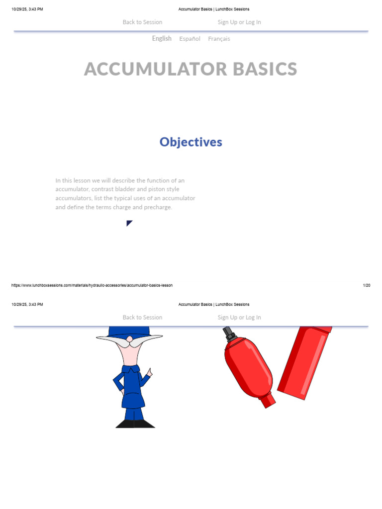 Accumulator Basics _ LunchBox Sessions | PDF | Gas Technologies | Mechanical Engineering