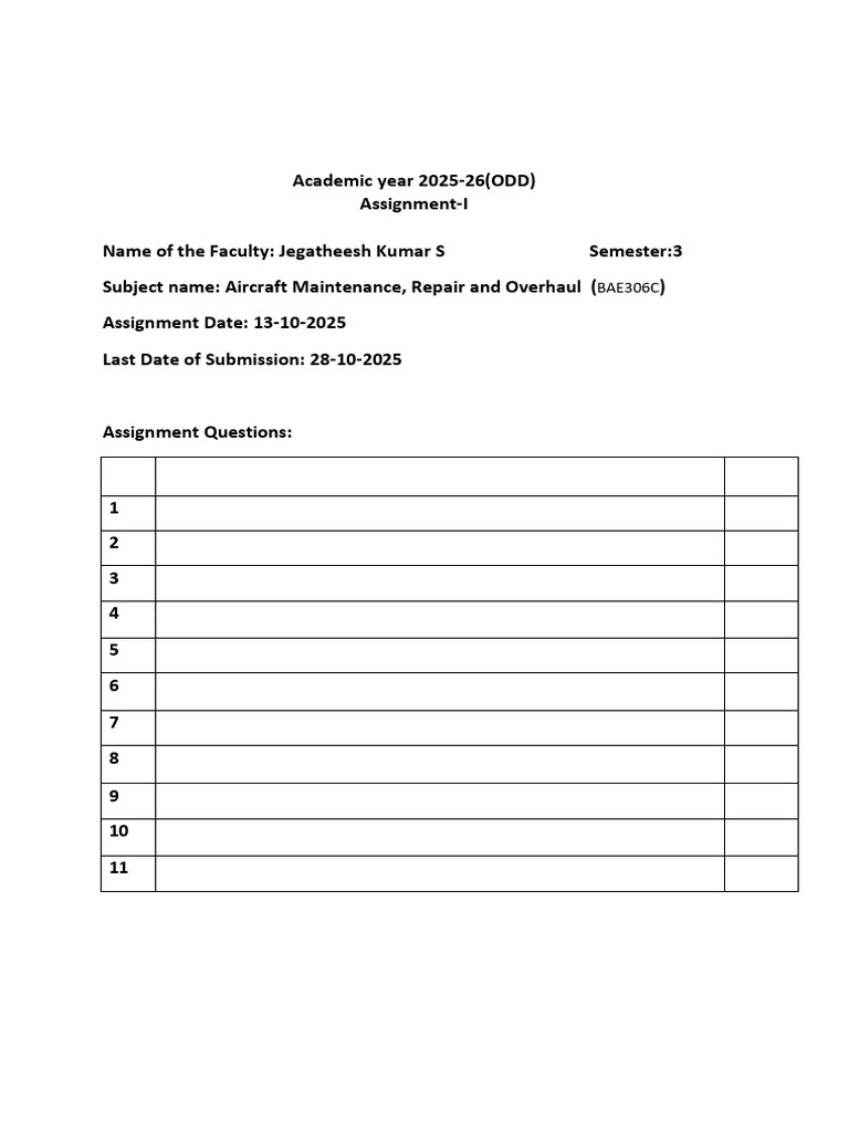 AMRO Assignment I-1 | PDF