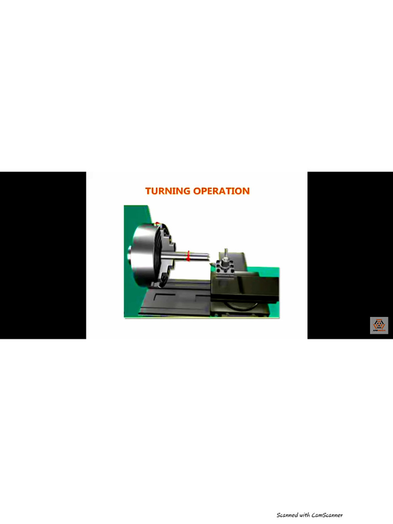 Lathe Machine Operations | PDF