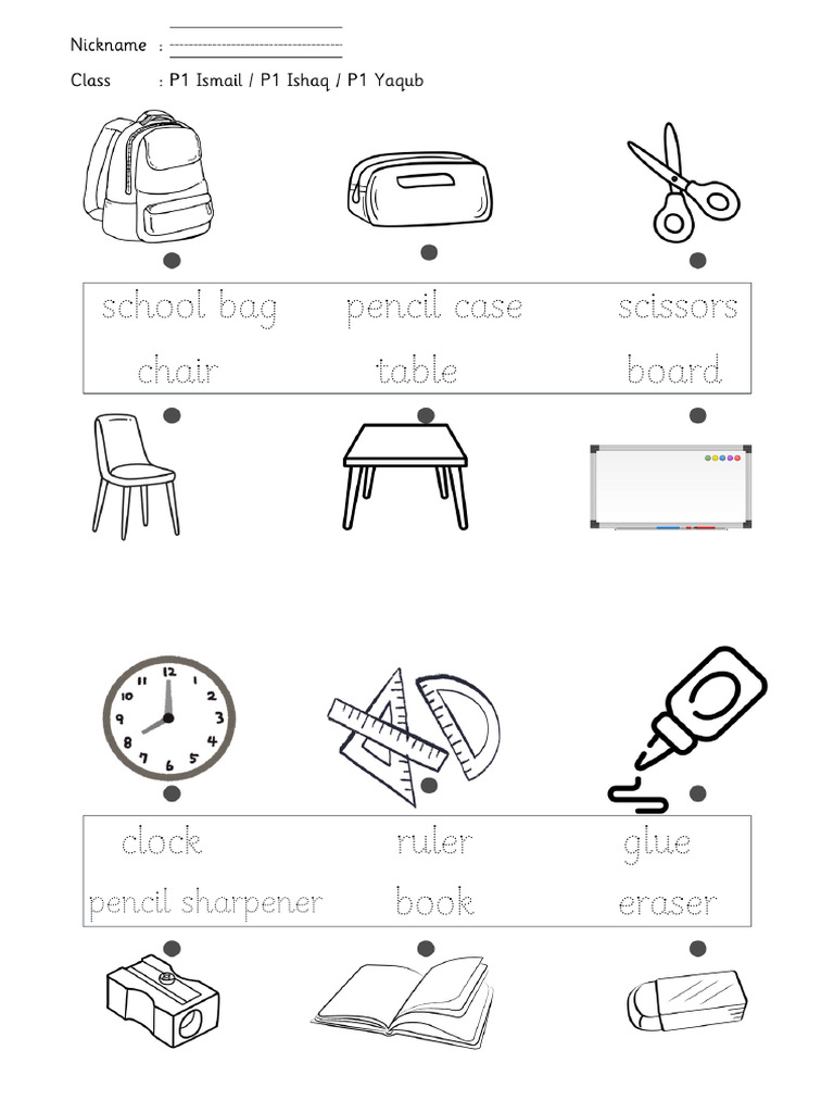 P1 Personal Information Speaking Worksheet PDF | PDF