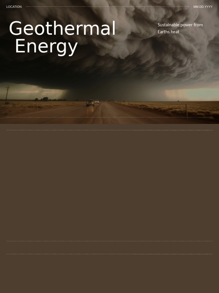 Geothermal Energy | PDF | Geothermal Energy | Sustainable Energy