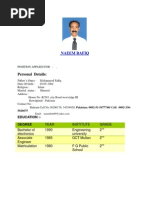 ADNOC OFFSHORE - Resume Summary Form - DIRECT HIRE | PDF