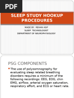 Sleep Study Electrode Placement Guide | PDF | Electrocardiography ...